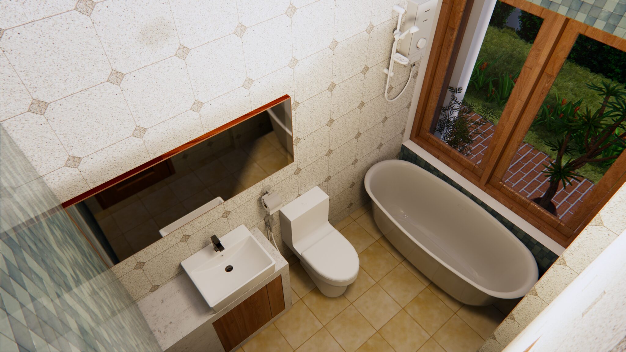 Small House Design 7x7 Meter 23x23 Feet One Bed - Small House Design Plan