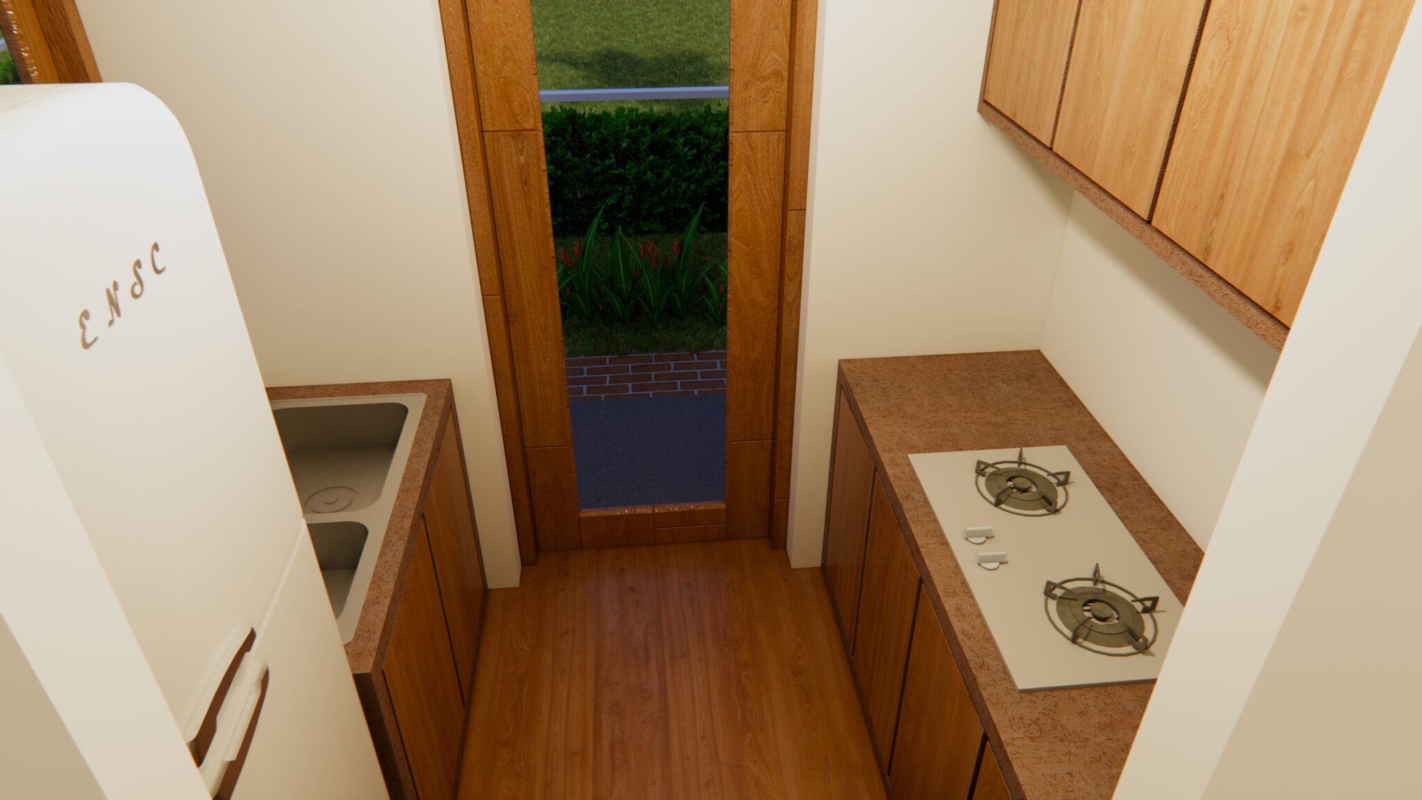 Small House Design 7x7 Meter 23x23 Feet One Bed - Small House Design Plan