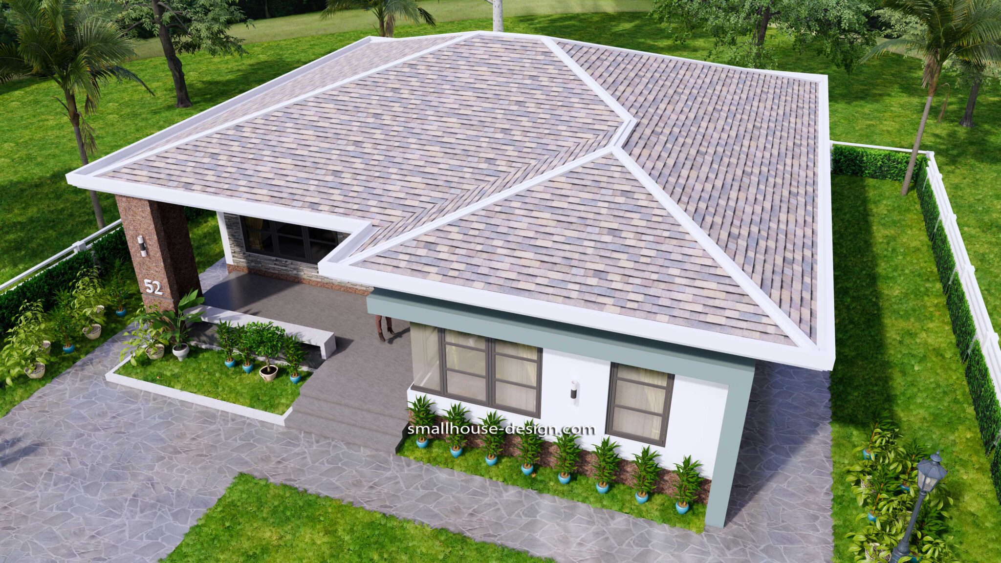 House Design Plans 12x12 Pdf Plans 2 Beds - Small House Design Plan