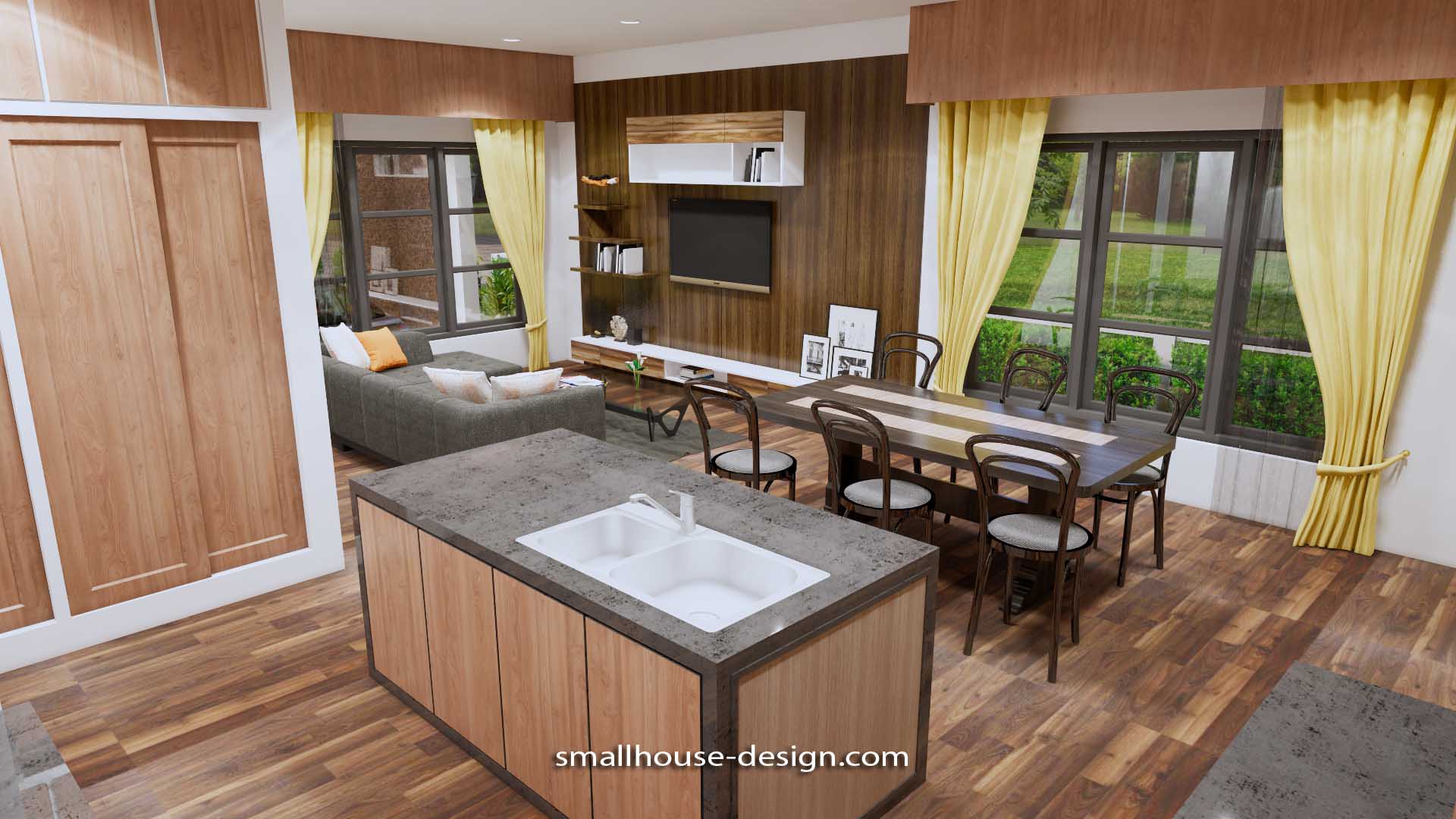 House Design Plans 12x12 Pdf Plans 2 Beds - Small House Design Plan