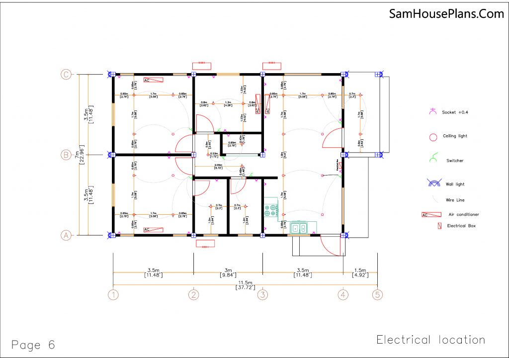 Small Home Plan 7x10 Meter 23x33 Feet Full Plan - Small House Design Plan