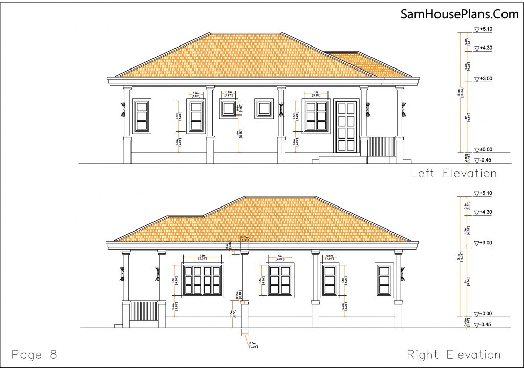 Small Home Plan 7x10 Meter 23x33 Feet Full Plan - Small House Design Plan