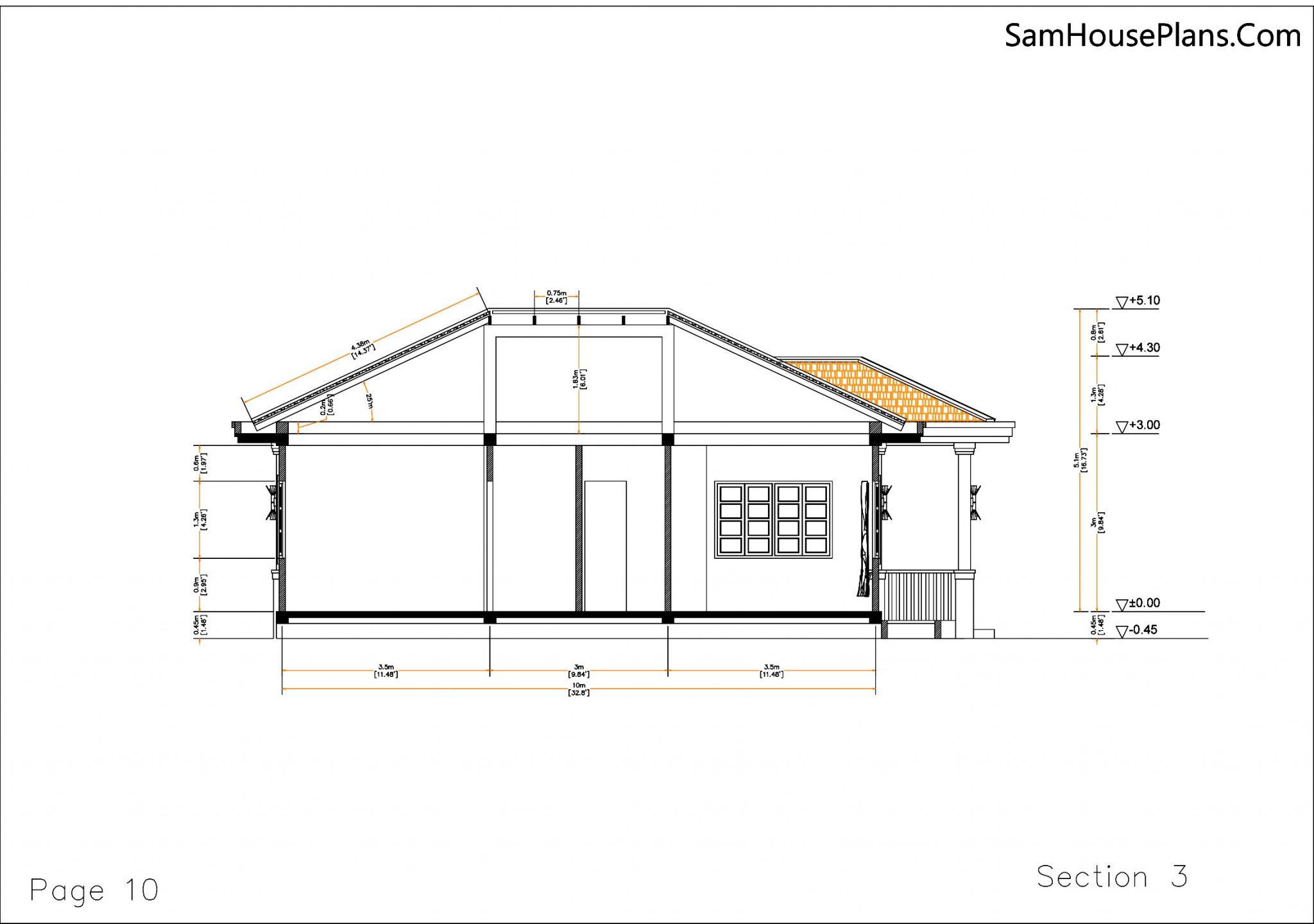 Small Home Plan 7x10 Meter 23x33 Feet Full Plan - Small House Design Plan