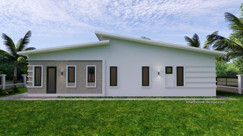 49x30 Small House Design 15x9 Meter 3 Beds - Small House Design Plan