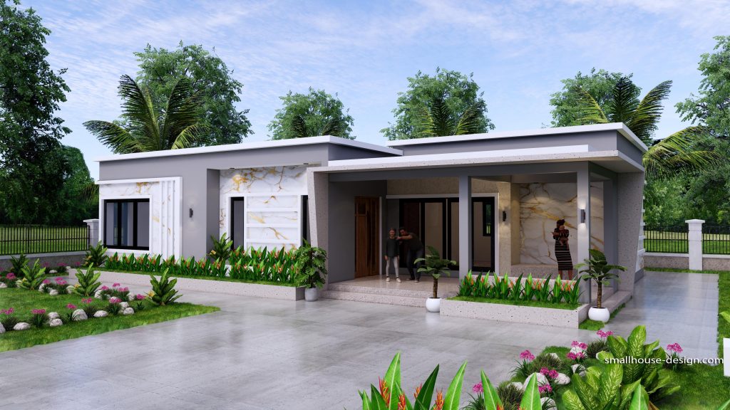 18x26 Small House Plan 3 Beds 3 Story Levels - Small House Design Plan