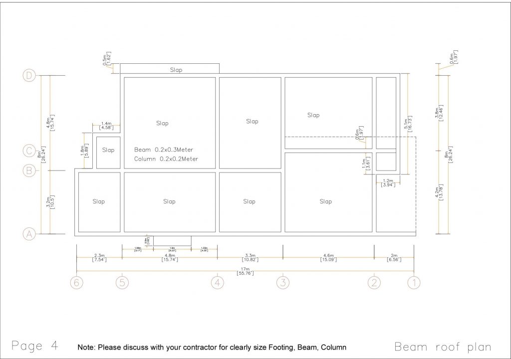 Small House Plans 27x56 Feet 8x17 Meter 3 Beds - Small House Design Plan