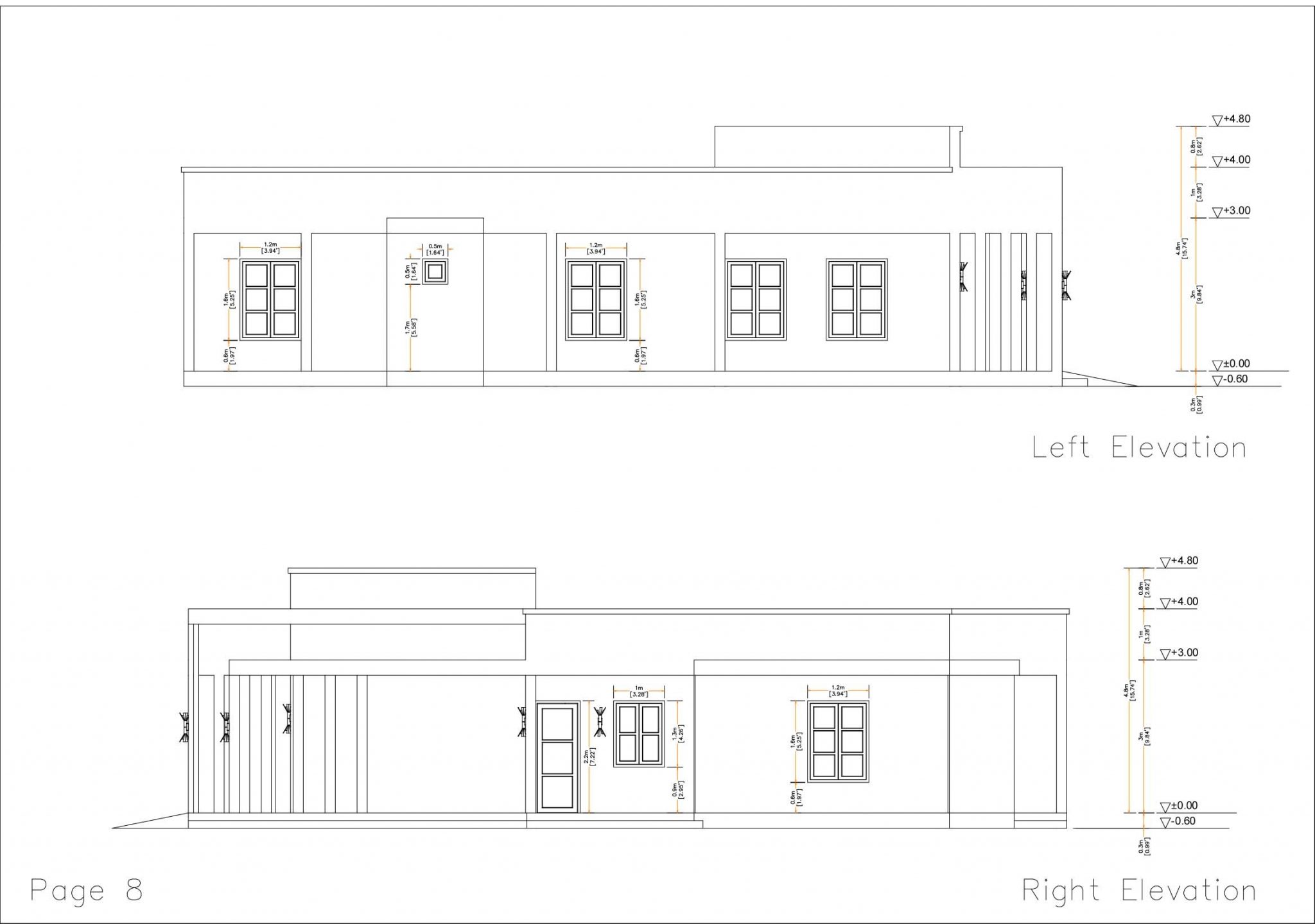 Small House Plans 27x56 Feet 8x17 Meter 3 Beds - Small House Design Plan