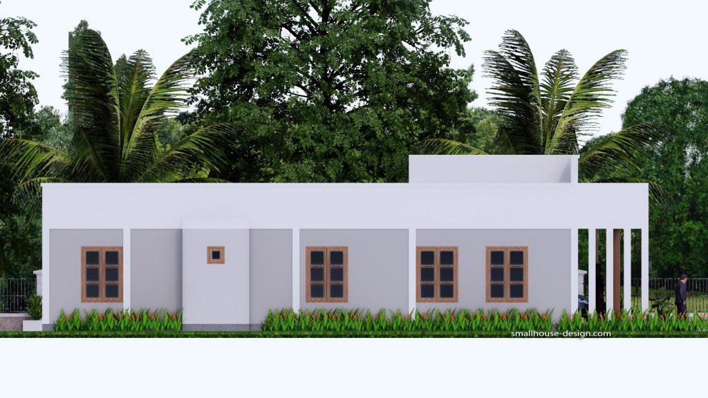 Small House Plans 27x56 Feet 8x17 Meter 3 Beds - Small House Design Plan